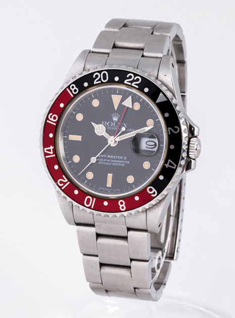 Reloj cab. suizo, ROLEX, "Oyster Perpetual Date" GMT-Master II. Nº ...